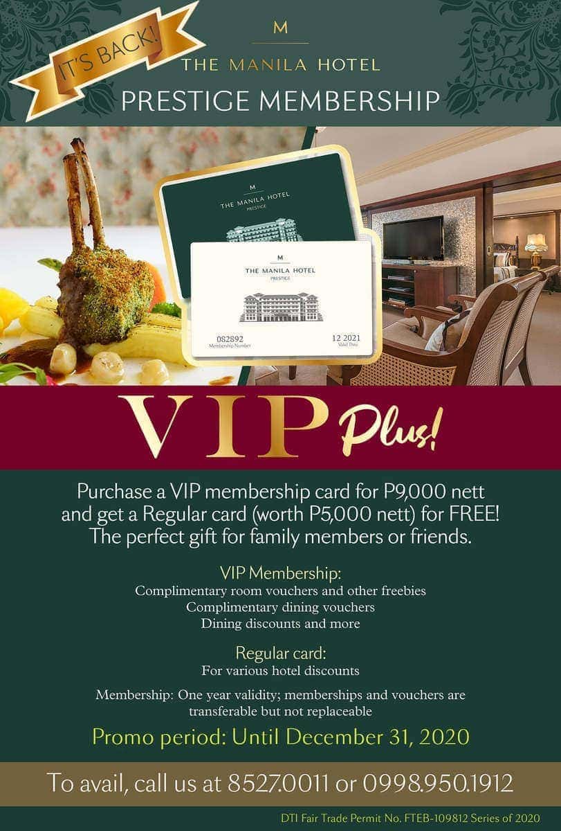 Promotions Archive - Page 10 of 13 - The Manila Hotel